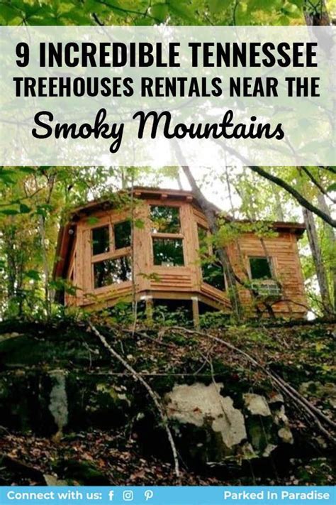 The Perfect Glamping Getaway Rentals In Tennessee Tree House Treehouse Cabins Fall Getaways