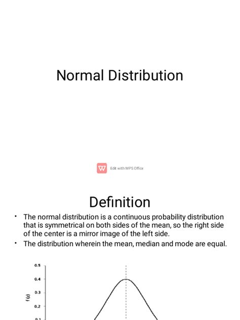 Normal Distribution Lecture Pdf Normal Distribution Mean