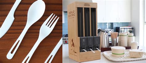 Totally Touchless Cutlery Dispenser World Centric