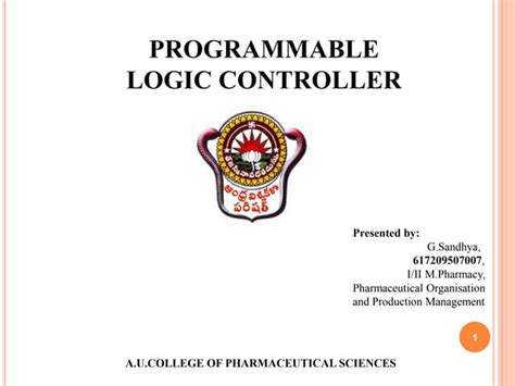 Programmable Logic Controller Pptx