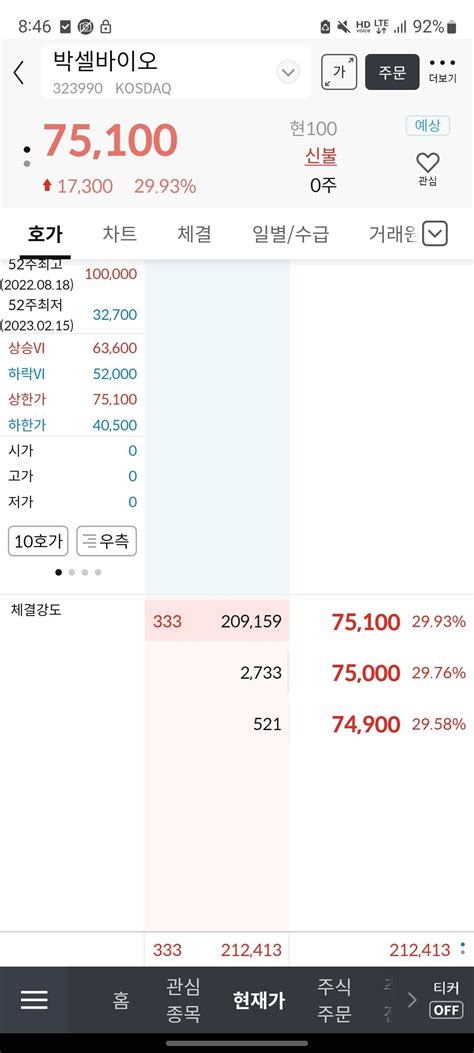 박셀바이오 쩜상 주식 에펨코리아
