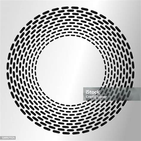 금속 표면 디스크에 슬림 타원형 구멍 디스크에 대한 스톡 벡터 아트 및 기타 이미지 디스크 부서짐 3차원 형태 Istock