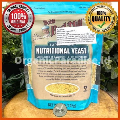 Jual Bobs Red Mill Nutritional Yeast Gluten Free 142 Gram Shopee
