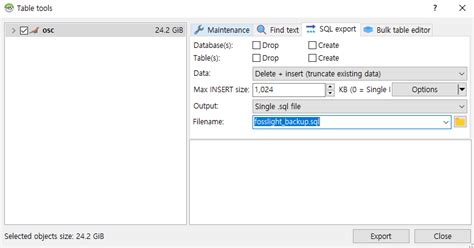 Maintenance · Fosslight Hub Guide