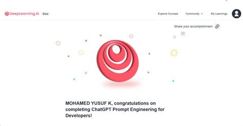 Mohamed Yusuf K On Linkedin Ai Machinelearning Deeplearning Chatgpt Promptengineering