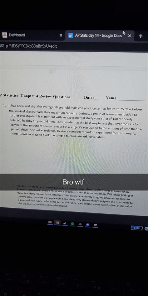 What Did My Ap Stats Teacher Assign💀 Rapstudents
