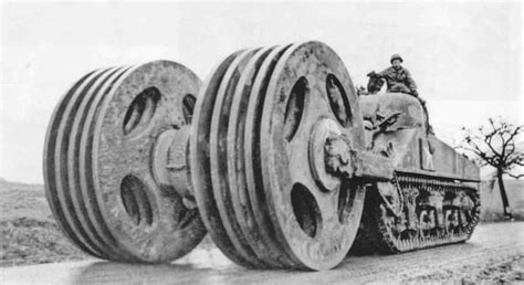 Mine Exploder T1e3 M1 Roller Aunt Jemina