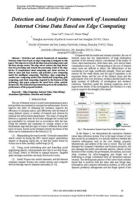 Detection And Analysis Framework Of Anomalous Internet Crime Data Based