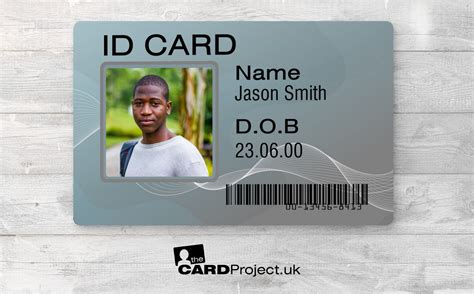 Photo Id Cards Basic Personalised Identification Badges Design 4
