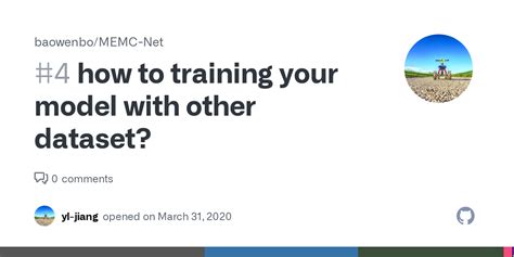 How To Training Your Model With Other Dataset Issue Baowenbo MEMC Net GitHub