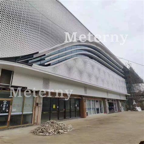 3d Ripple Perforated Aluminum Facade Panels