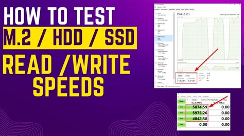 how to check ssd nvme and hdd read and write speeds on windows youtube