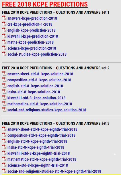 Kcpe Final Revision Exams 2022 2023 With Answers 53 Off