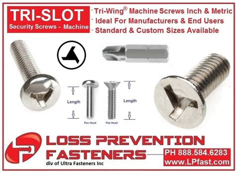 Tri Wing Tamperproof Security Bits