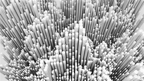 abstract background of random white cube block wave pattern 3d