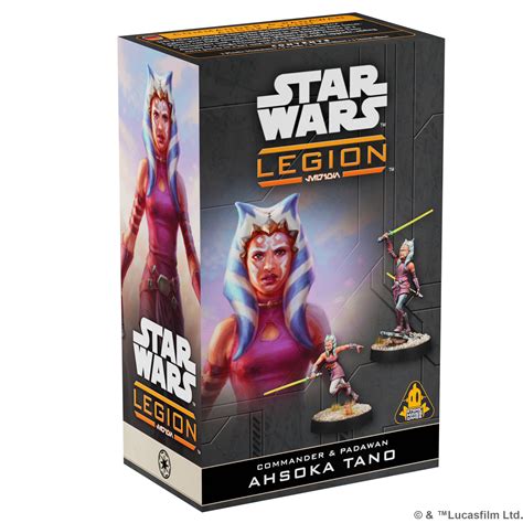 Star Wars Legion Commander And Padawan Ahsoka Tano Asmodee North America