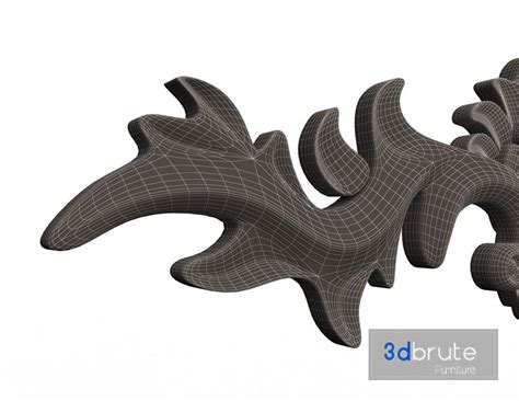 3d carving plaster molding decoration shahin k 3d model buy download