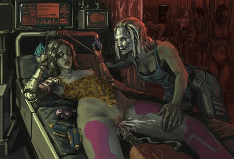 Rule 34 0rth0 6girls Bondage Breasts Cyberpunk 2077 Cyborg Dildo