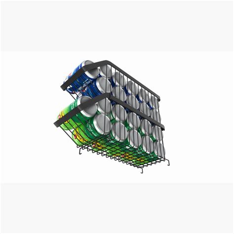 Stackable Soda Can Dispenser 3d Model Download Bottles Cans On