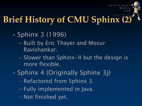 Ppt Cmu Shpinx Speech Recognition Engine Powerpoint Presentation
