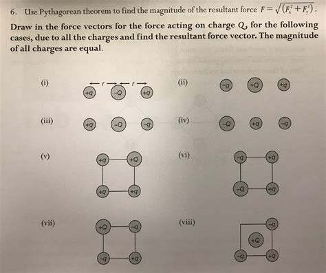 Solved 6 Use Pythagorean Theorem To Find The Magnitude Chegg Com