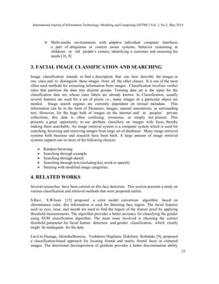 Facial Image Classification And Searching A Survey PDF