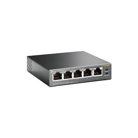 TP Link TL TL SG1005P 5 Port Gigabit Desktop Switch With 4 Port PoE
