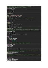 Tarea de ejercicios de python Ejercicios de Computación aplicada Docsity