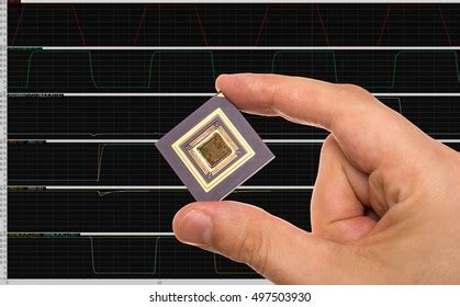 Microprocessor Hand Signals Plots Stock Photo Shutterstock