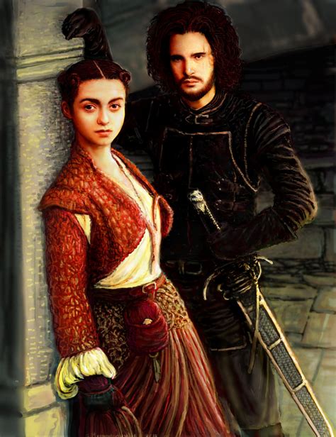 Jon Snow And Arya By Modji On Deviantart