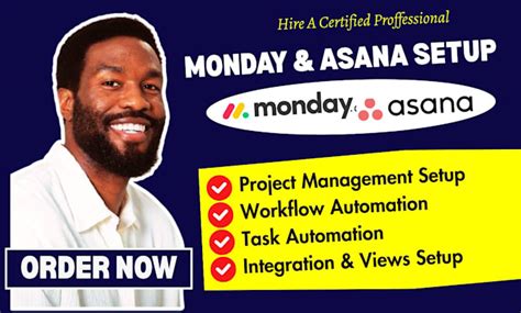 Be Your Monday Com Clickup Consultant Monday Crm Monday Automation Boards Asana By Solomon Hb