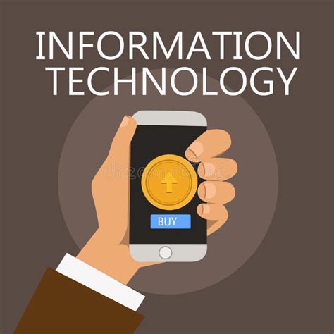 Conceptual Hand Writing Showing Information Technology Business Photo Showcasing Use Systems To