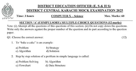 Education Is The Key To Success Computer Science Ii For Class X