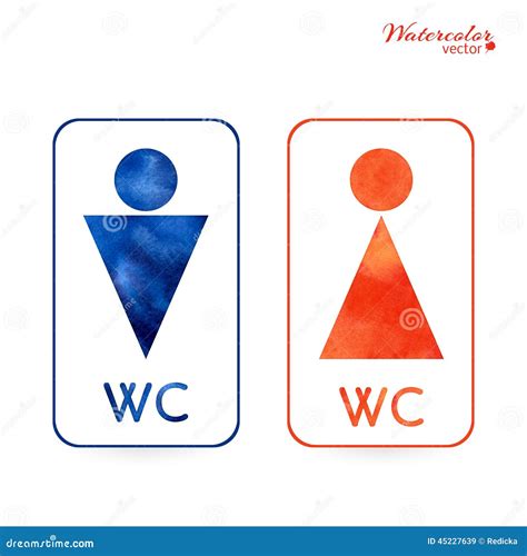 Знаки - туалет, раздевалка, мужчина, женщина, Wc Иллюстрация вектора ...