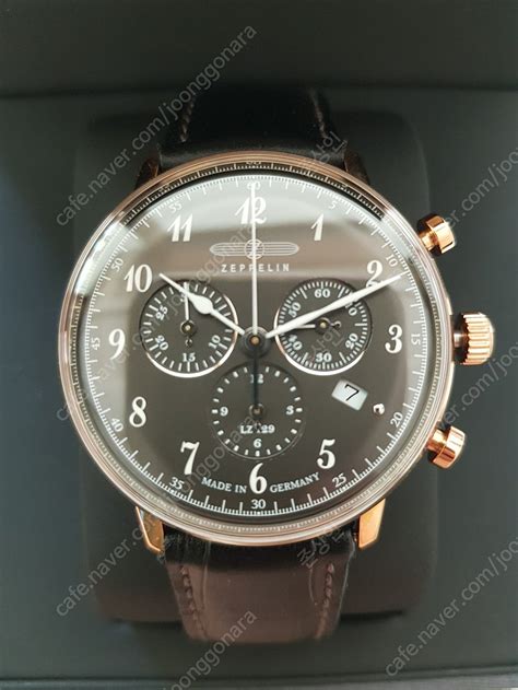 제플린 시계 독일 정밀 크로노 워치 민트급 여성용시계 중고나라