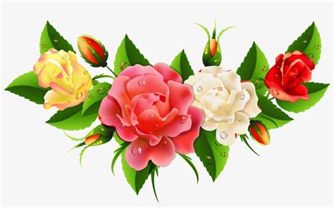 Bonitos Esquineros De Flores Para Fotos Png Border Flower Design