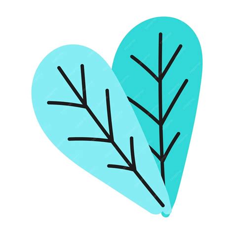 Premium Vector Leaves Nature Icon Illustration Isolated On White Background