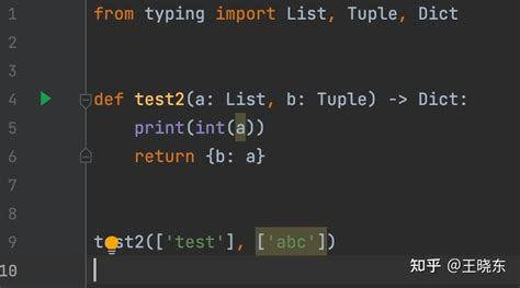 python的类型注解type hints 知乎