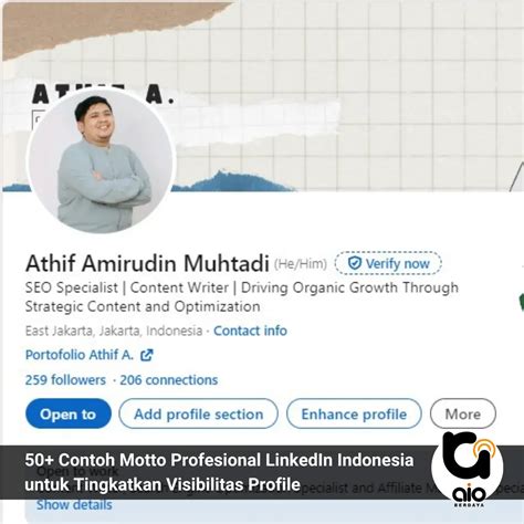 50 Contoh Motto Profesional Linkedin Indonesia Untuk Tingkatkan Visibilitas