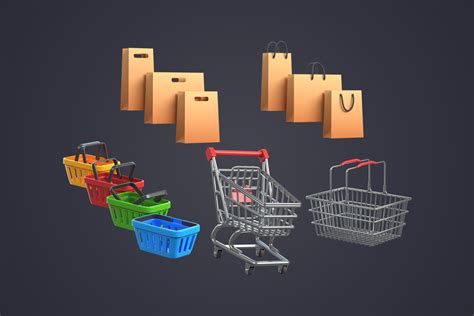 Shopping Pack D Props Unity Asset Store
