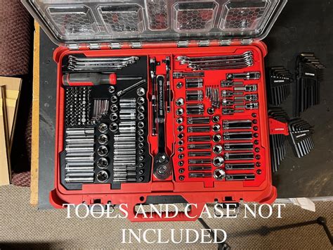 230 Pc Craftsman Versa Stack Socket Organizer For Milwaukee Low Profile Packout Not Included