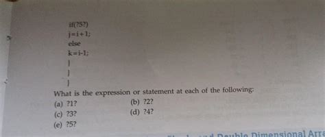 Solved 7 The Program Snippet Given Below Uses A Single