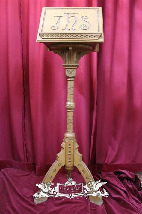 1 Lectern Stand Rotating Top Tabors Missal Stands And Books Fluminalis