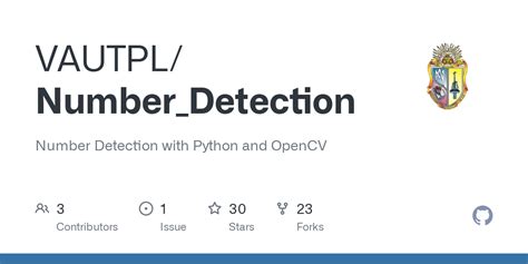 Github Vautpl Number Detection Number Detection With Python And Opencv