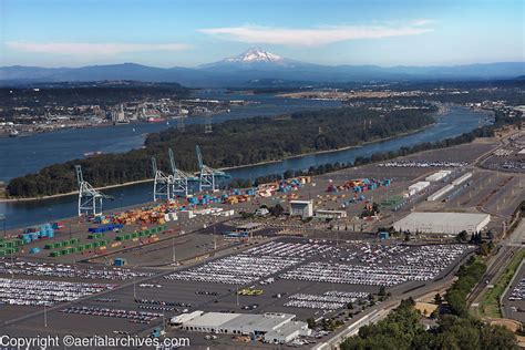 Aerial Photograph Of Terminal 6 Of The Port Of Portland Portland