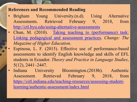Assessment Discrete Point Test Integrative Testing Performance Based Assessment And