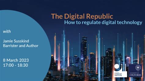 oxford talk on regulating digital technology teaching london