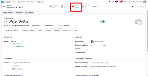 How To Manage Procurement Upon Online Sales In Odoo