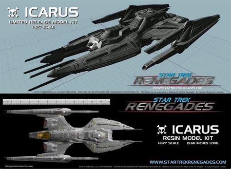 Star Trek Icarus Model Kit Build Your Own Replica