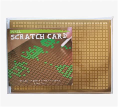 Pixel Scratch Card The Makery